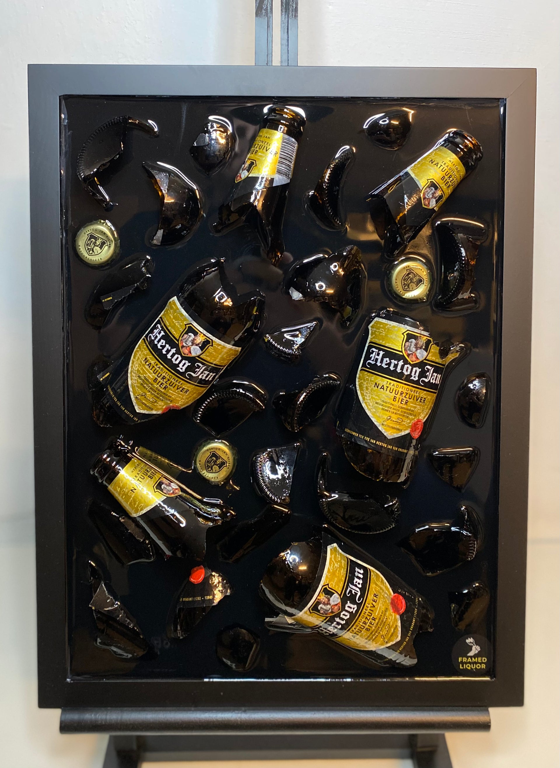 Beer Bottle Display 3 Step LED Display Shelf | Lighted Bar Shelves